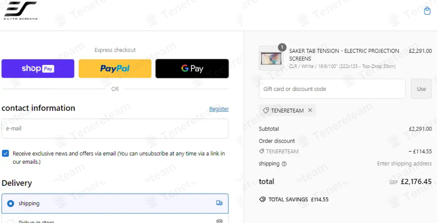 75% OFF Elite Screens EU Coupon Codes - April 2026 Promo Codes