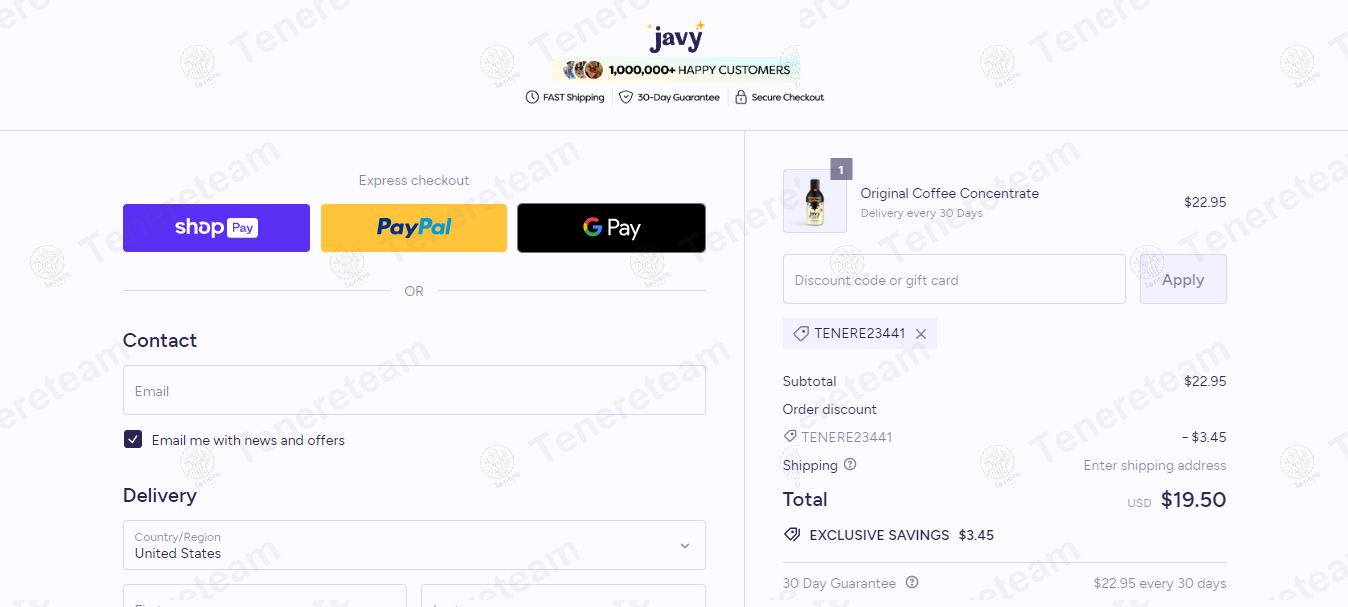 75% OFF Javvy Coffee Coupon Codes - December 2025 Promo Codes