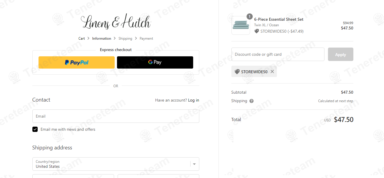 79% OFF Linens And Hutch Coupon Codes - May 2026 Promo Codes