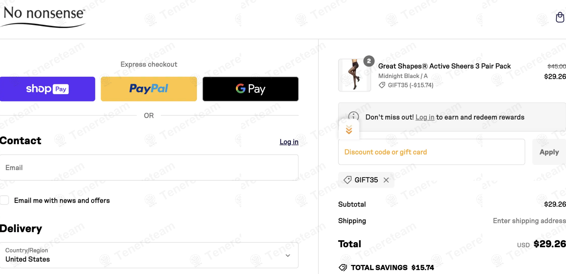 75% OFF No Nonsense Coupon Codes - February 2026 Promo Codes