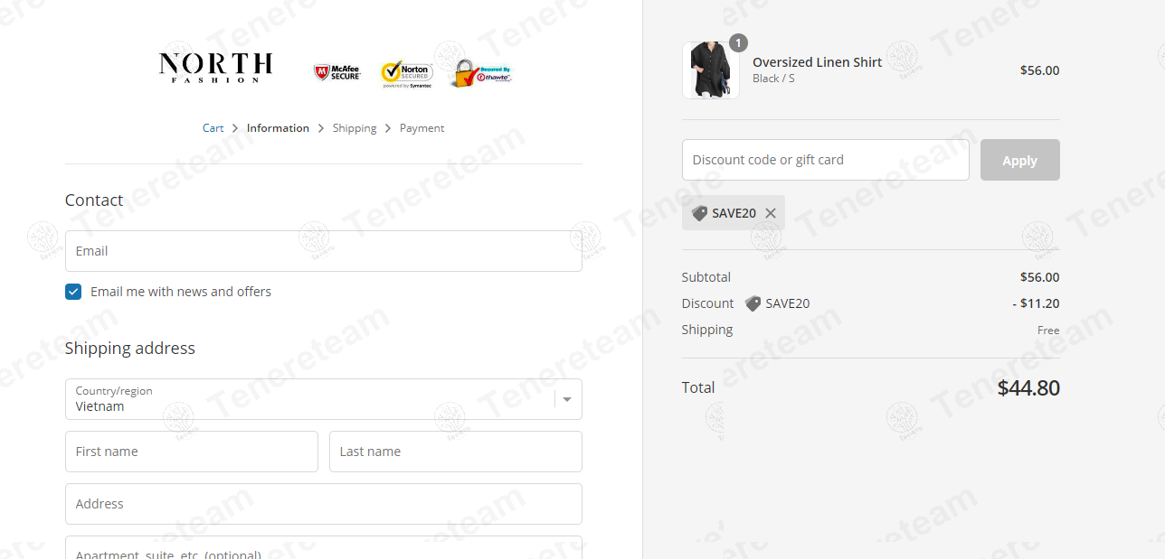 50% OFF North Fashion Store Coupon Codes - May 2026 Promo Codes