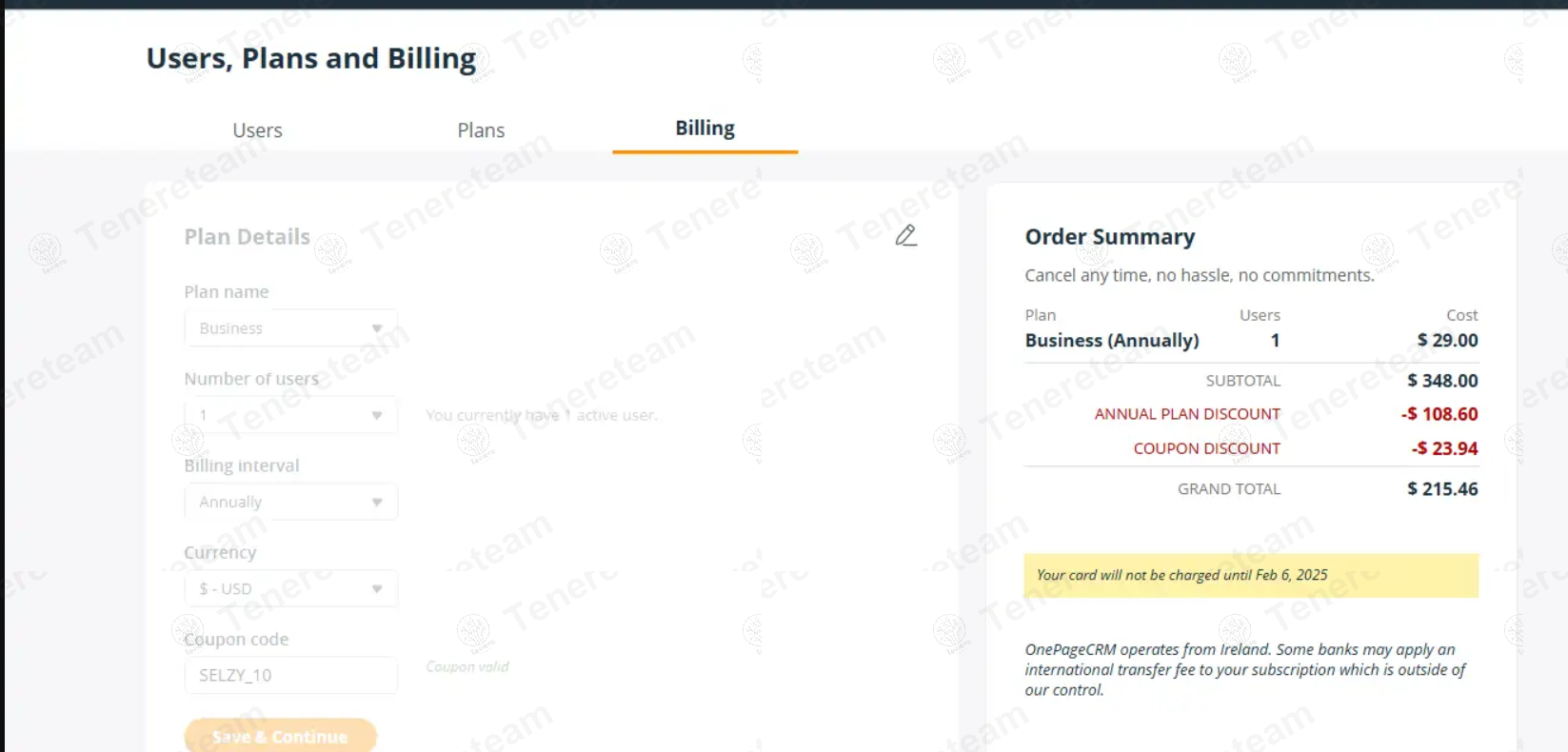 25% OFF OnePageCRM Coupon Codes - May 2026 Promo Codes