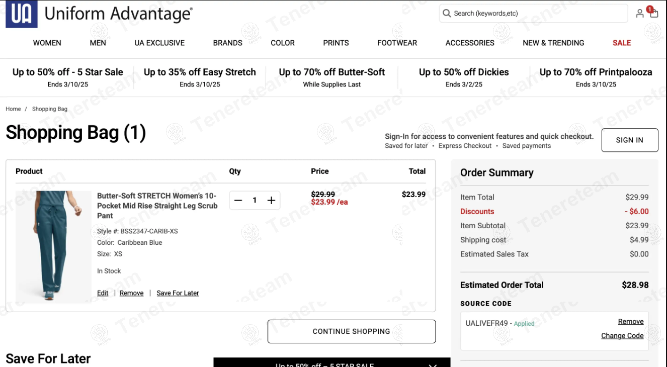 60% OFF Uniform Advantage Coupon Codes - May 2026 Promo Codes