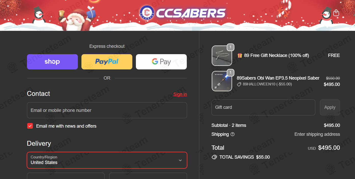 55% OFF CCSabers Coupon Codes - July 2026 Promo Codes