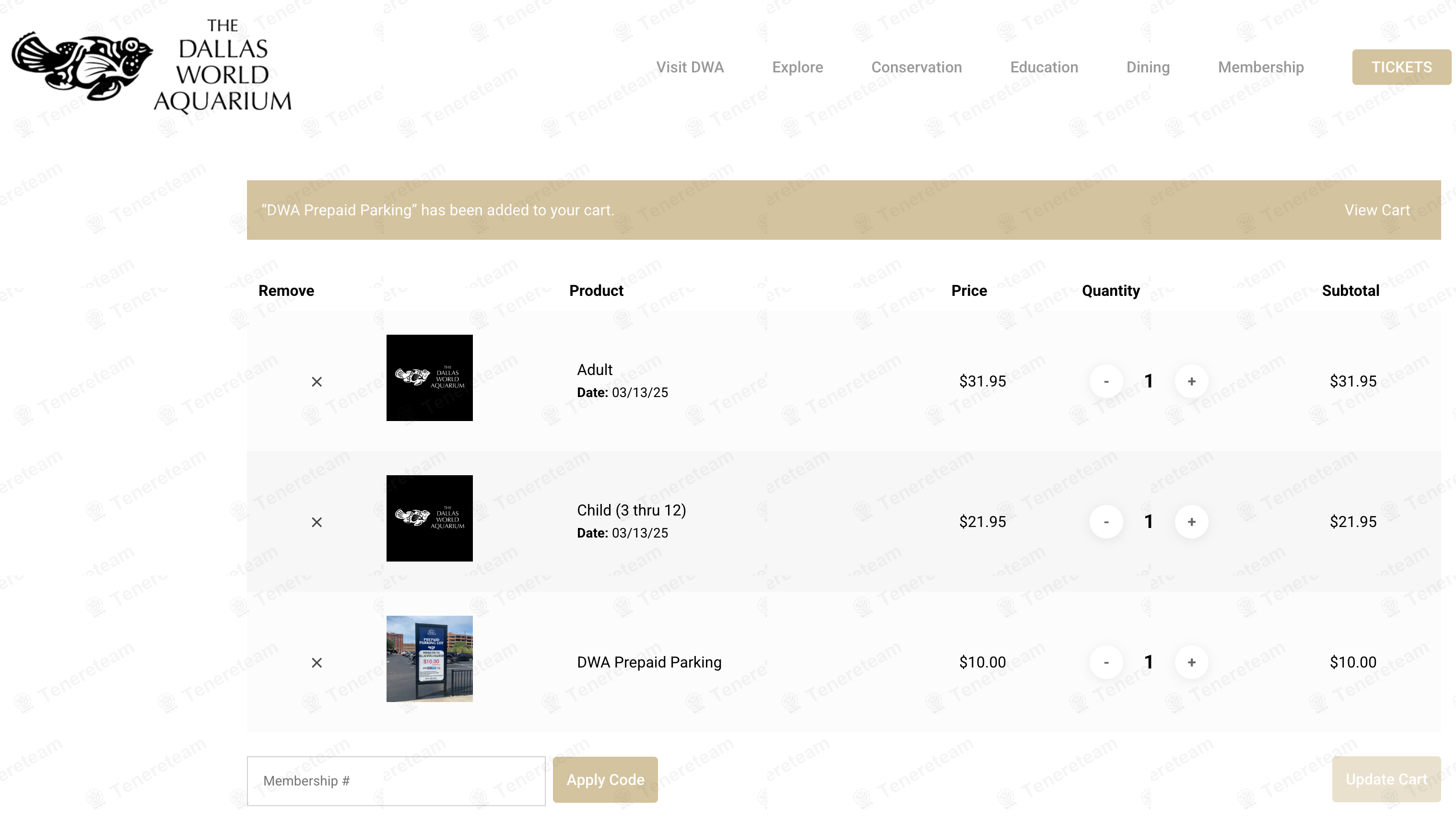 75% OFF Dallas World Aquarium Coupon Codes - December 2025 Promo Codes